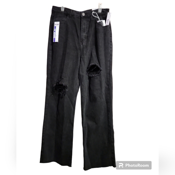 flying Angel | Jeans | Flying Angel 9s Jeans Black Distressed Super ...